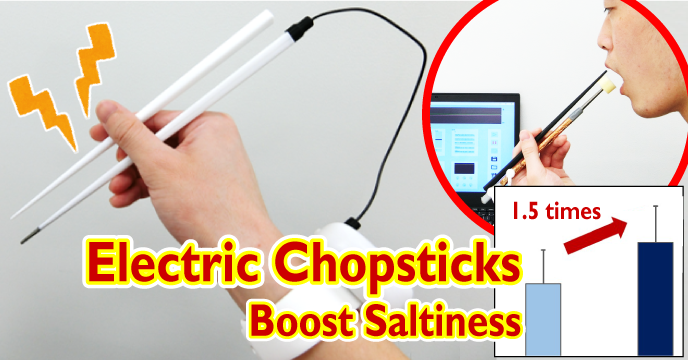 Japan invents 'electric chopsticks' to boost saltiness with electric ...