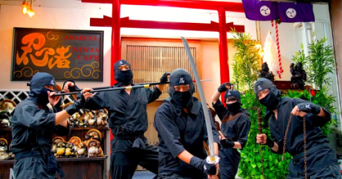 Ninja Cafe Asakusa serves 'shuriken' you can eat with halal options ...